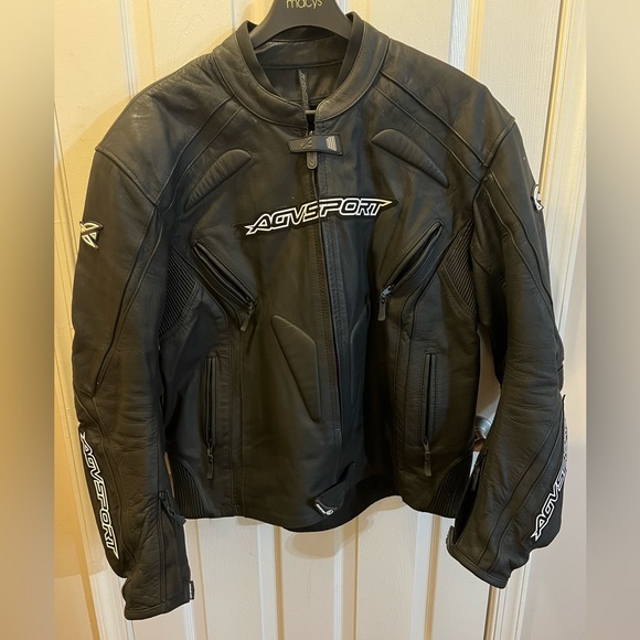 AGV Sports | Jackets & Coats | Agv Sports Dragon Leather Motorcycle ...